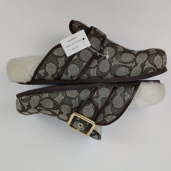 Coach | Shoes | Coach Ashton Clog In Signature Jacquard Oakmaple Color ...